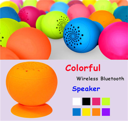 Wireless rechargeable bluetooth speakers with Micro USB , Mashroom shape