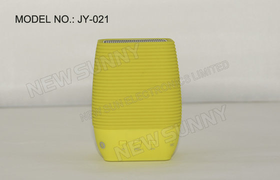 round smart Wireless battery operated bluetooth speakers with Microphone