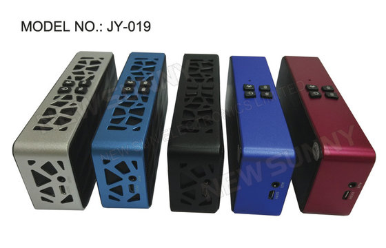 Aluminum square Wireless ipod / cell phone Bluetooth Speakers