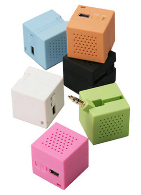Silicone Wireless Cell Phone Speakers , Small Smartphone Speakers