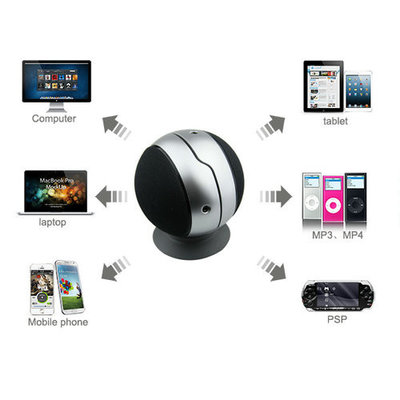 Customized Capsule Active Wireless Speaker / Portable Bluetooth Speakers