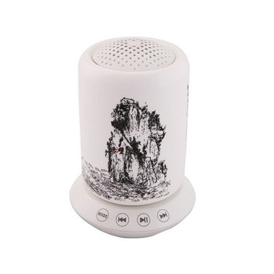 Waterproof Indoor Outdoor Stereo Bluetooth Speakers / Ceramic Bluetooth Speaker