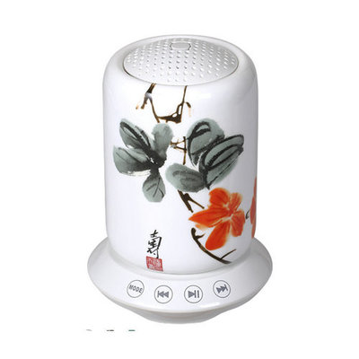 Waterproof Indoor Outdoor Stereo Bluetooth Speakers / Ceramic Bluetooth Speaker