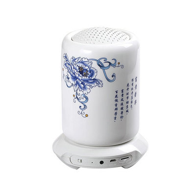 Waterproof Indoor Outdoor Stereo Bluetooth Speakers / Ceramic Bluetooth Speaker