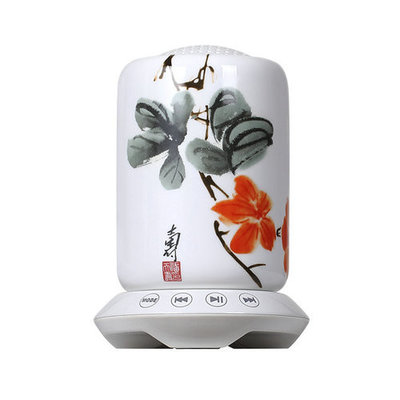 Waterproof Indoor Outdoor Stereo Bluetooth Speakers / Ceramic Bluetooth Speaker