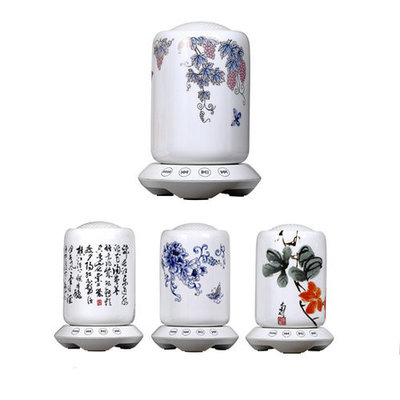 Waterproof Indoor Outdoor Stereo Bluetooth Speakers / Ceramic Bluetooth Speaker