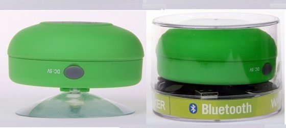 beautiful yellow / blue round Waterproof Portable Wireless Bluetooth Speakers