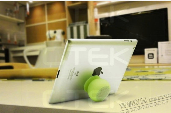 Mushroom Silicone iPad Iphone Bluetooth Speaker Waterproof With Suction Cup
