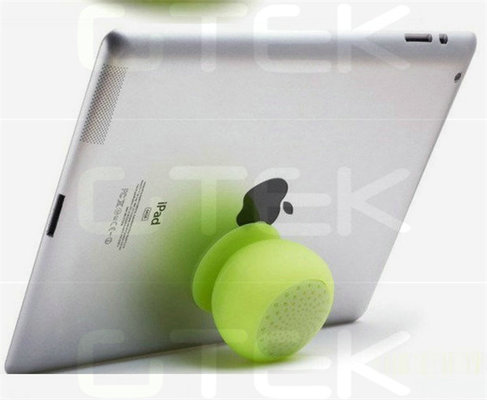 Mushroom Silicone iPad Iphone Bluetooth Speaker Waterproof With Suction Cup