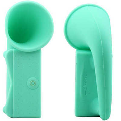 No external power Portable Silicone Loudspeaker , Cell Phone Silicone Cases