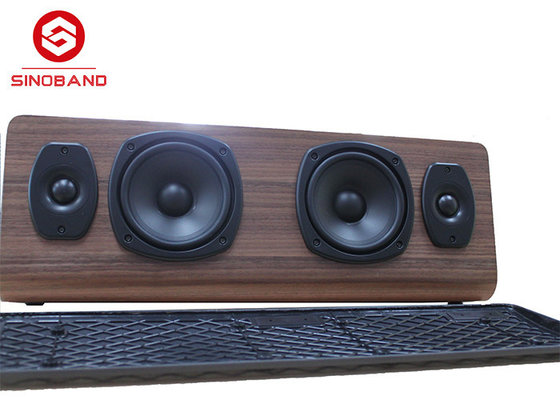 Home Theater Wooden Cell Phone Bluetooth Speakers with Microphone