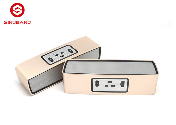Hands Free Bluetooth Hi Fi Speakers , Cell Phone Bluetooth Cube Speakers