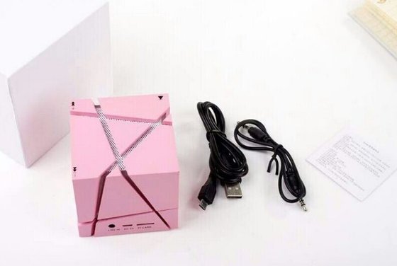 Q1 Magic Cube Square Portable Stereo Wireless Subwoofer Bluetooth music speaker for iphone