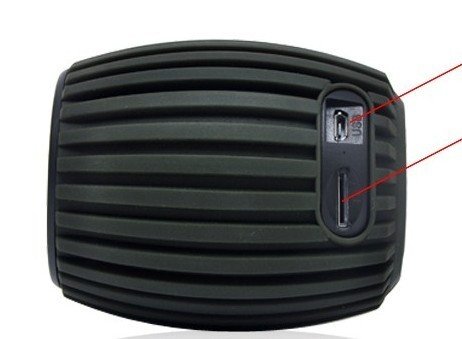 Black Mini Cell Phone Bluetooth Speakers / Wireless Cell Phone Speaker