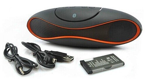 小売り箱を持つ作り付けのマイクロフォンの携帯用 MP3 プレーヤーが付いている TF/AUX/USB/FM 再充電可能な Bluetooth のスピーカー