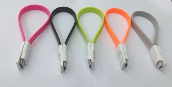 22cm Colorful micro usb charger cables V8 Magnetic for Galaxy s4 / S3