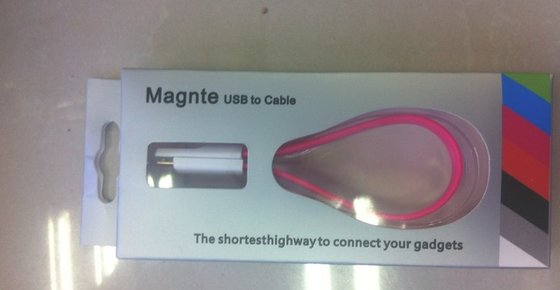 22cm Colorful micro usb charger cables V8 Magnetic for Galaxy s4 / S3