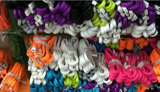 22cm Colorful micro usb charger cables V8 Magnetic for Galaxy s4 / S3