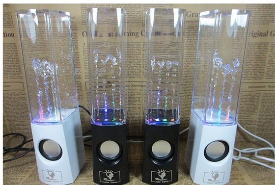 Big Fountain Water Dance Speaker LED Light for Mobile phones , Laptops