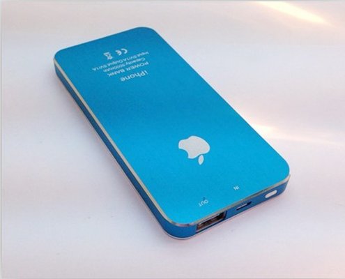 Mini 4000mah apple power bank rechargeable ultra thin mobile charger
