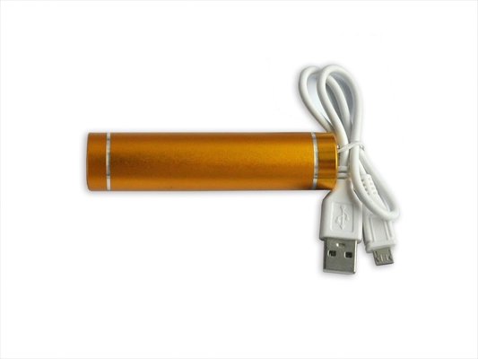 Emergency Metallic Mobile Power Bank 2600mAh Lithium – ion rechargeable