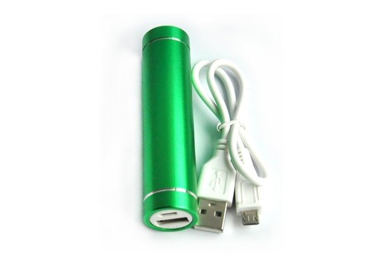 Emergency Metallic Mobile Power Bank 2600mAh Lithium – ion rechargeable