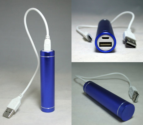 Black , silver smart phone power bank women flashlight super slim