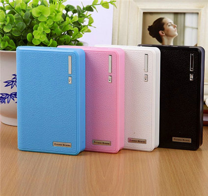 double usb slim Portable Mobile Power Bank 8000mah Colorful for smartphone