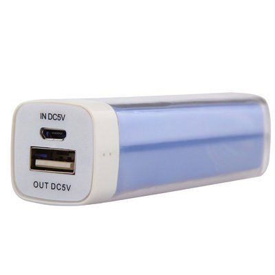 professional lipstick Mobile Power Bank 2600mAh ABS colorful power charger