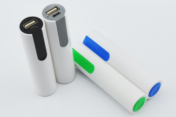 Rechargeable 2000mAH Tube External Battery Charger for Mobile Phone