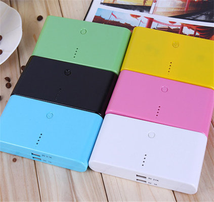 5V External Battery Dual USB Power Bank High Capacity , 8000mah