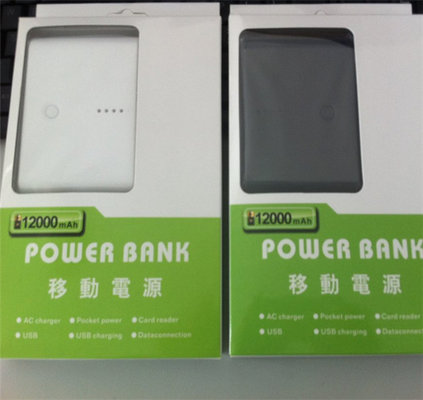 double usb mobile power bank charger 6000mAH handy cellphone bank