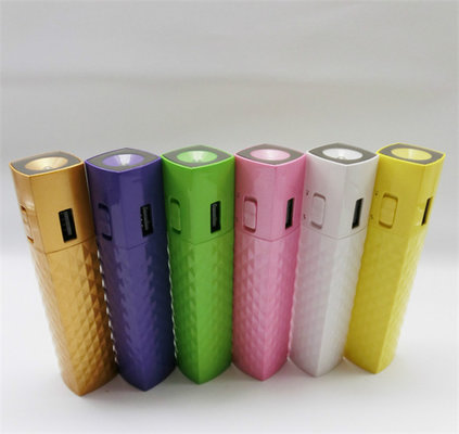 smart phone Mobile Power Bank 2600mah Portable Aluminium professional