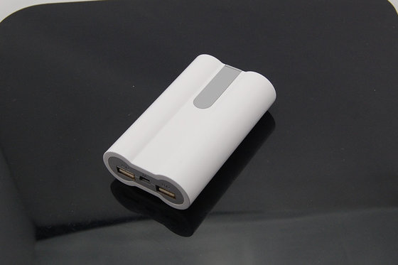 smart cylinder double usb Mobile Power Bank 4400mAH with CE , ROHS