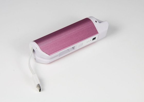 2200mAh fast charge power bank lipstick external mobile charger with ROHS