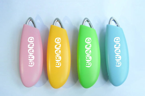 flashlight professional power bank external keychain mini blue , green