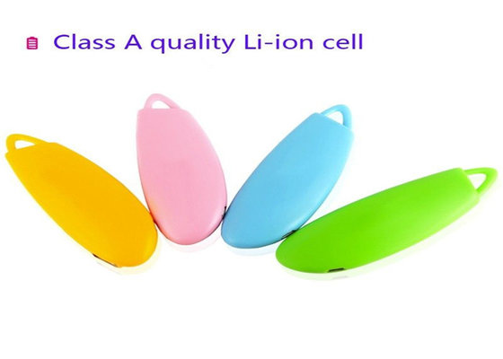 Smartphones keychain Mobile Power Bank 2600mah with Fish Shape , Yellow / Blue
