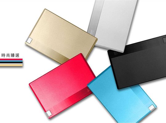 Professional USB Credit Card Power Bank 750mah Aluminium alloy mobile charger