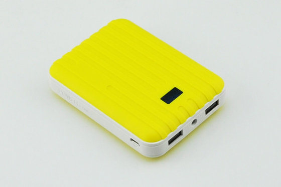 Portable Dual USB Power Bank external battery ROHS with LED Display