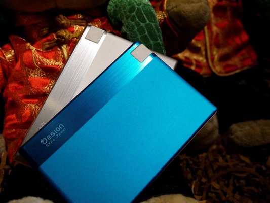 Portable ROHS metal power bank li – polymer professional , blue
