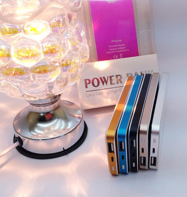 6000mah super slim power bank external battery mobile power charger