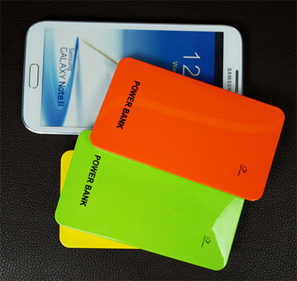 super slim cell phone power bank , Pink handy power mobile charger