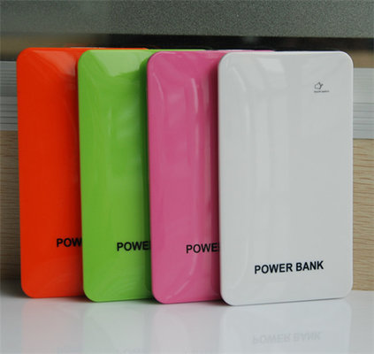 super slim cell phone power bank , Pink handy power mobile charger