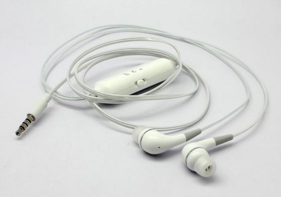 professional iphone 5 light up earphones with 110cm cable , red / Green / Pink