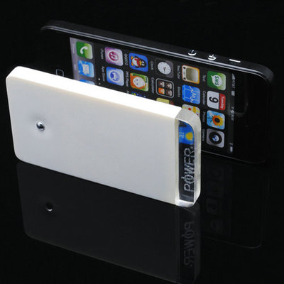 High capacity Backup Ultra Thin Power Bank  Aluminium with light