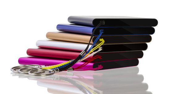 8800mah ultra thin Cell Phone Power Bank keychain Portable for Blackberry