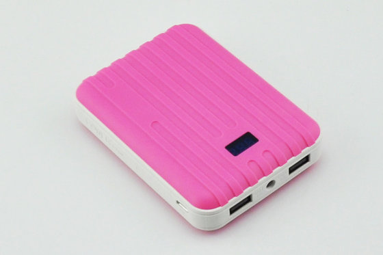 8800mah small women mobile power bank charger for Blackberry , pink