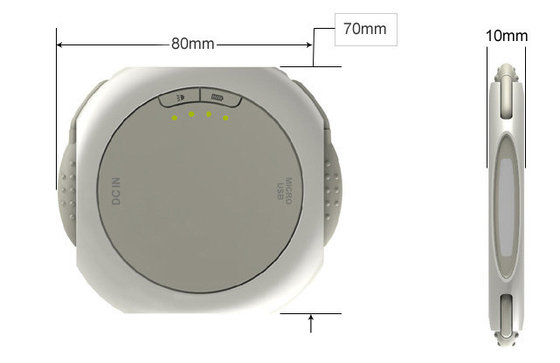 Round mini power bank 6000mah emergency rechargeable power charger