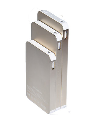 professional handy power mobile charger Aluminium gray iPhone power bank
