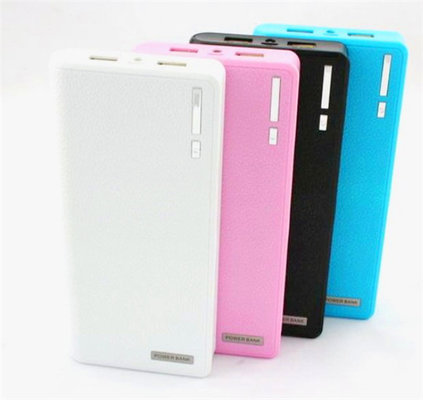 10000mah Cell Phone Power Bank double USB li - polymer mobile charger